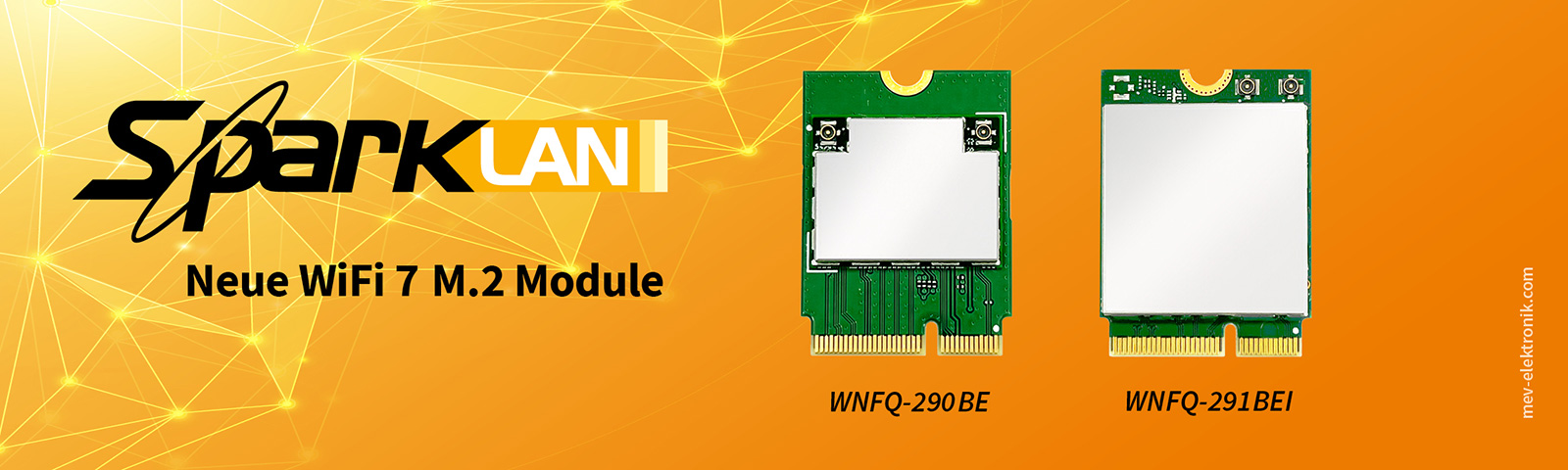 Neue WiFi 7 M.2 Module von Sparklan - MEV Elektronik GmbH