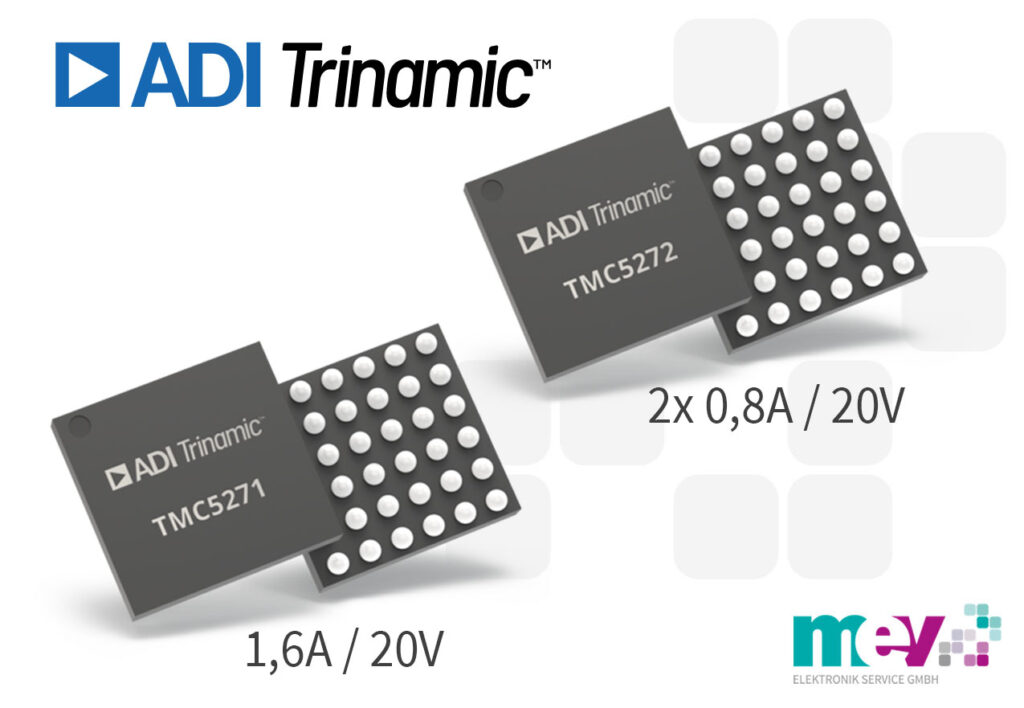Miniaturized stepper controller+drivers from ADI Trinamic!